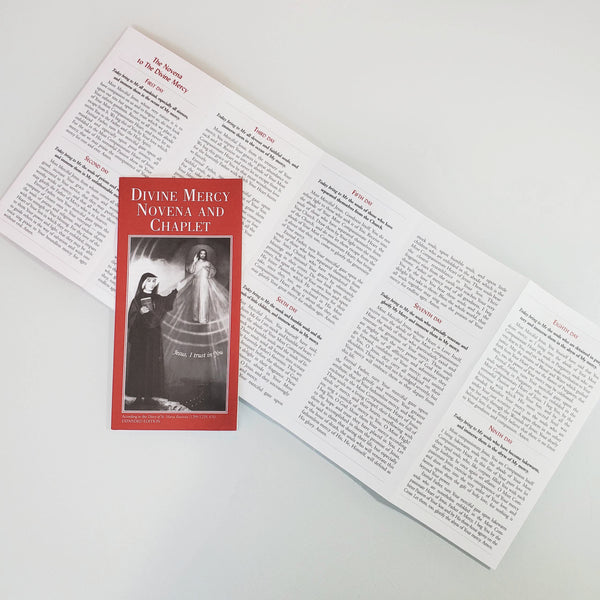 Divine Mercy Novena and Chaplet Pamphlet – Catholic Shoppe USA